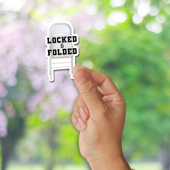Hand Crafted | Office | Funny Sticker Locked Folded Montgomery Alabama ...